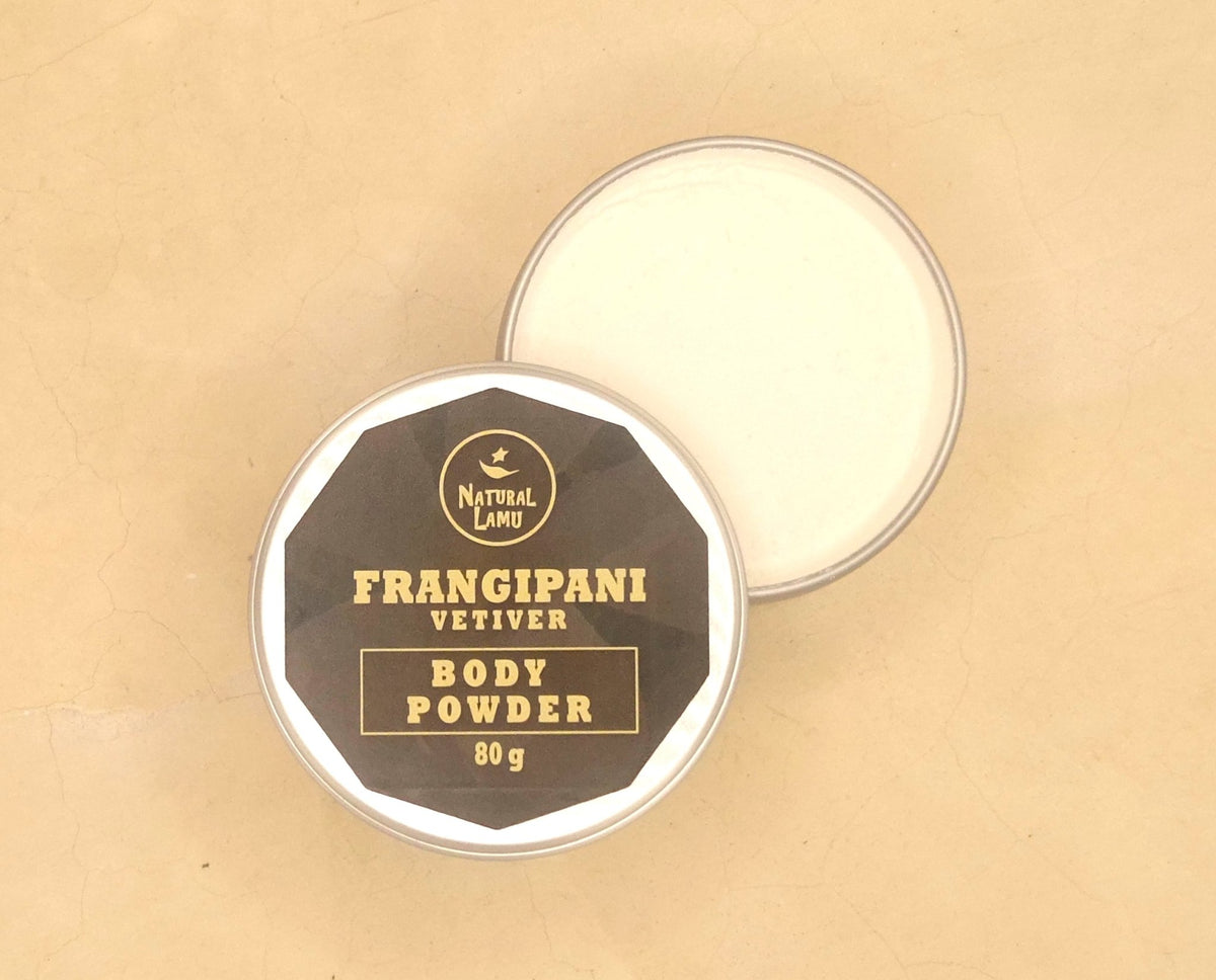 BODY POWDER FRANGIPANI VETIVER — Natural Lamu