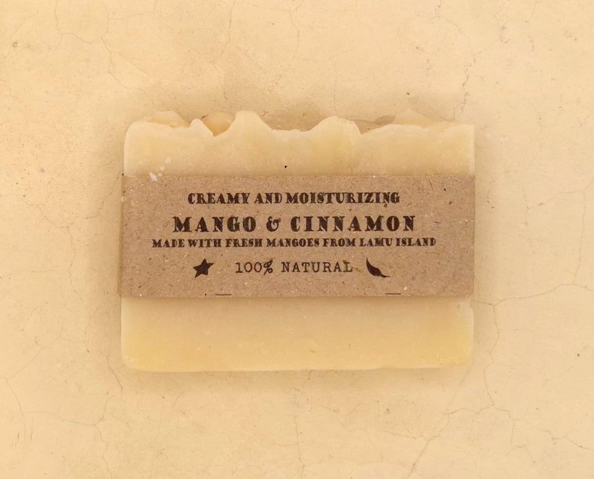 Mango & Cinnamon Natural Soap – Handmade, Cold-Processed — Natural Lamu